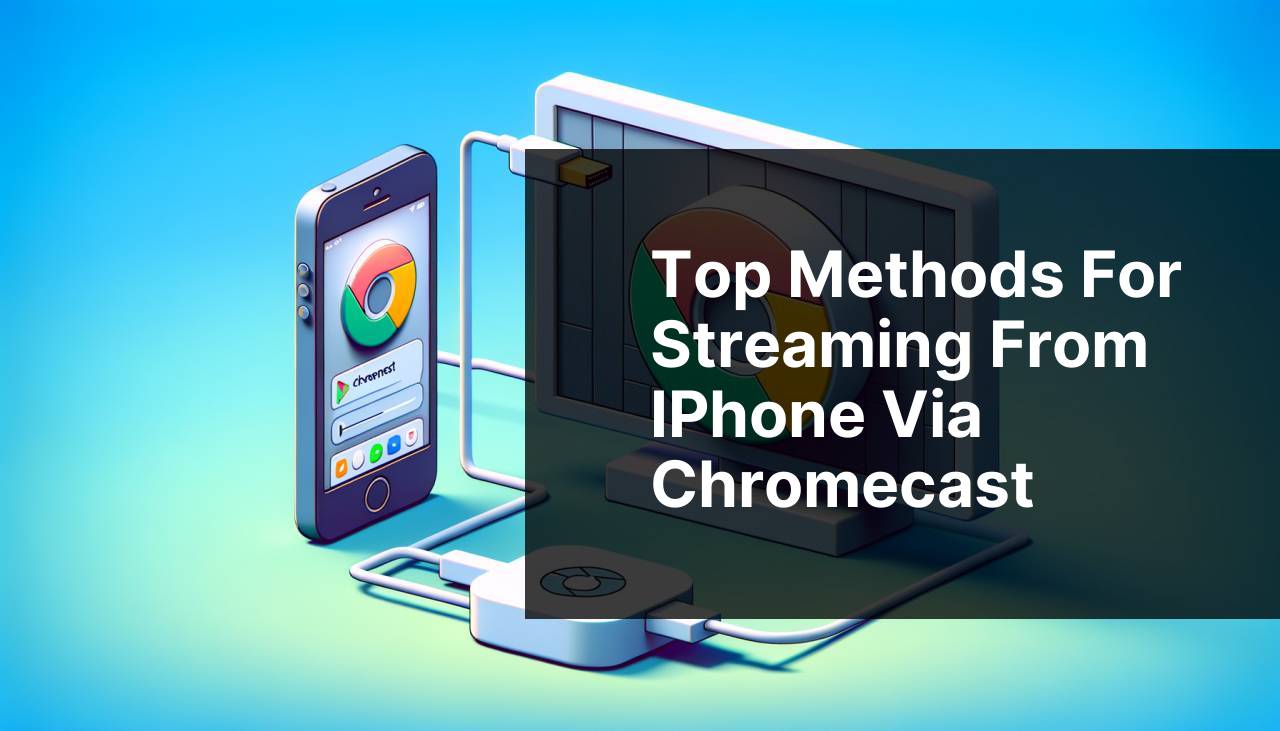 Top Methods for Streaming from iPhone via Chromecast