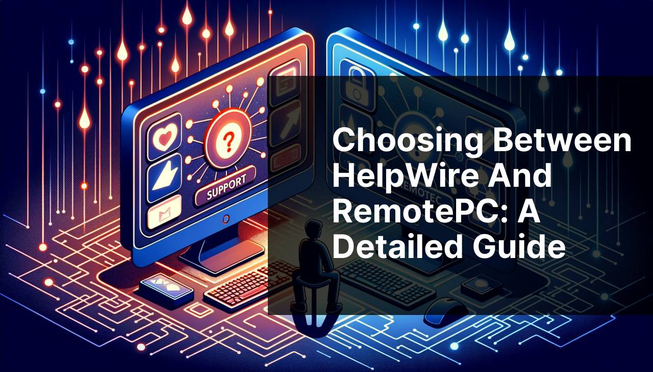 Choosing Between HelpWire and RemotePC: A Detailed Guide